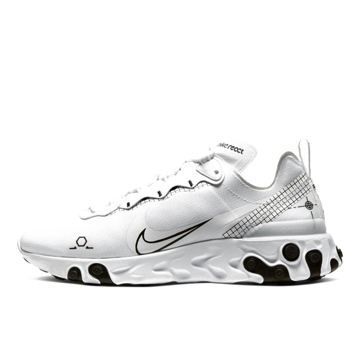 Nike React Element 55 Reverse Schematic CU3009-100 купити зі швидкою доставкою в Україну