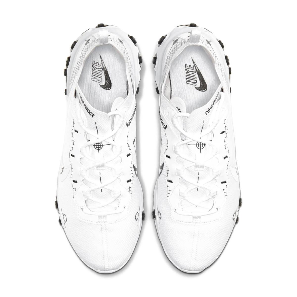 Nike React Element 55 Reverse Schematic CU3009-100 купити зі швидкою доставкою в Україну